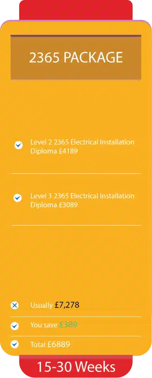 Combined Level 2 & 3 2365 Electrical Installation Diploma